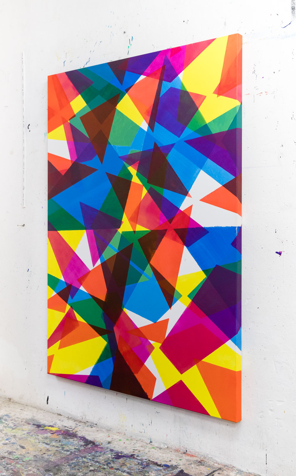 Polygon Painting – Thomas Heinlein Malerei